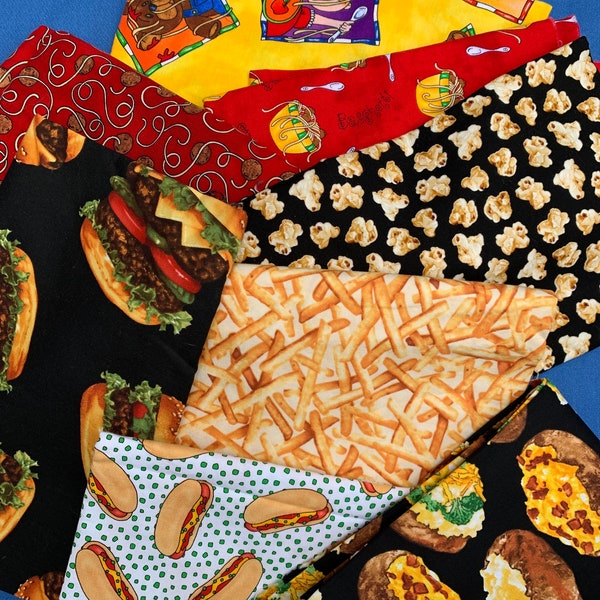 Food Fabric - Etsy