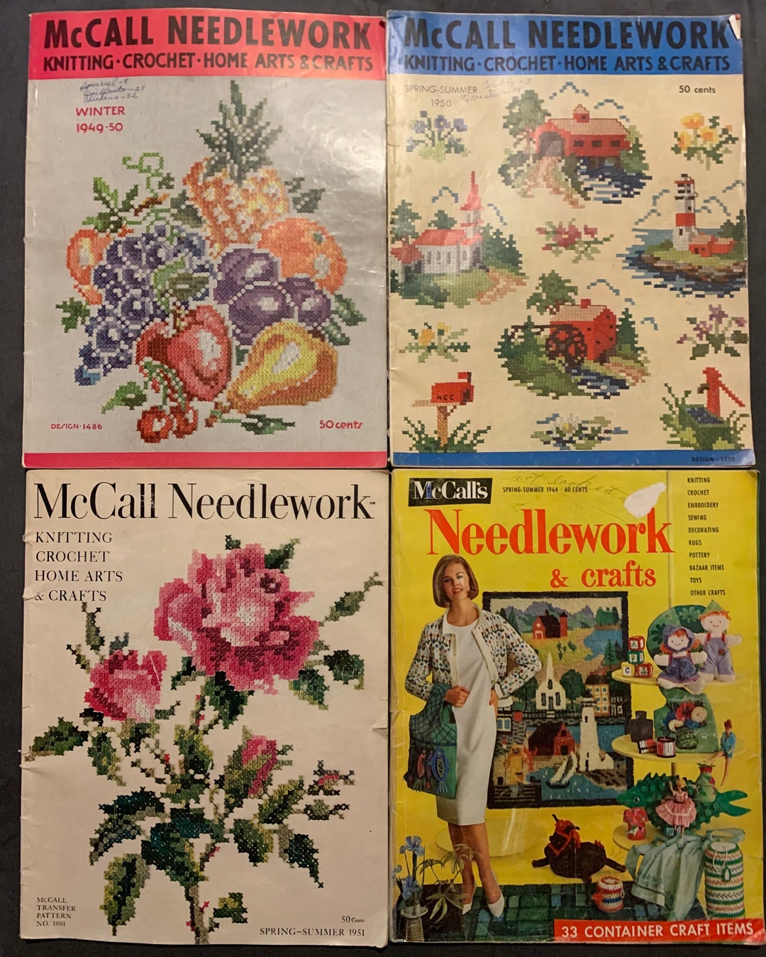 Your Choice 1950’s - 1960’s Mccalls Needlework and Crafts Magazine ...