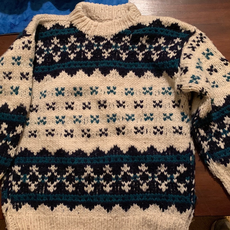 Heavy Wool Sweater - Etsy