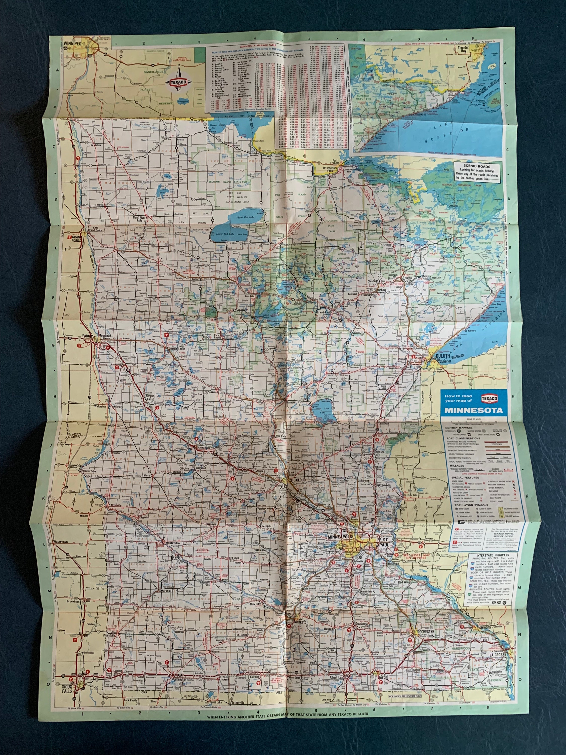 Your Choice Vintage Road Map - Etsy