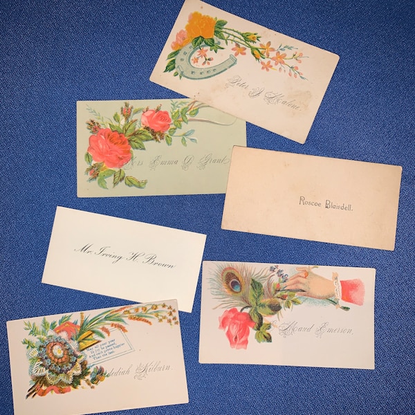 Vintage Calling Card - Etsy