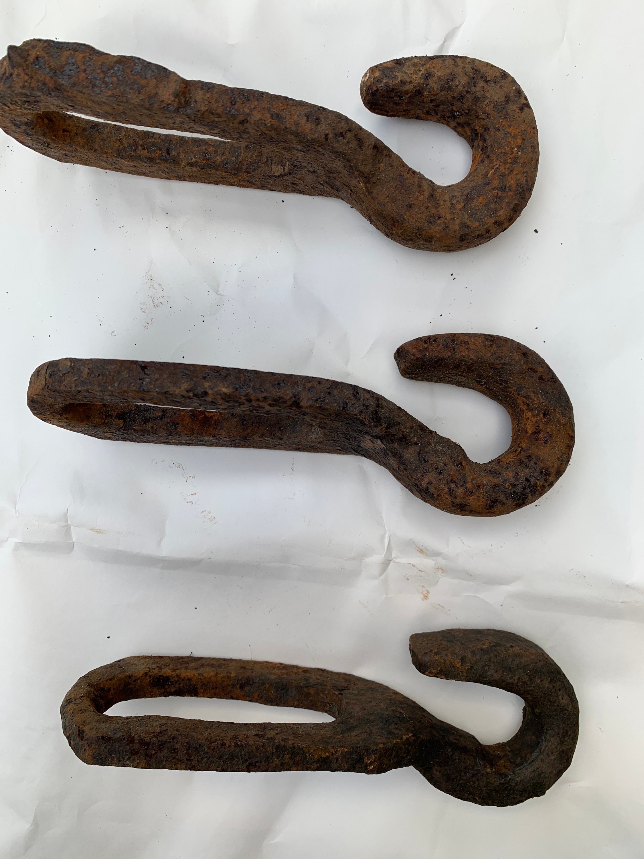 Vintage Giant Rusty Steel Hook, Salvaged Drag Link Hook - Etsy