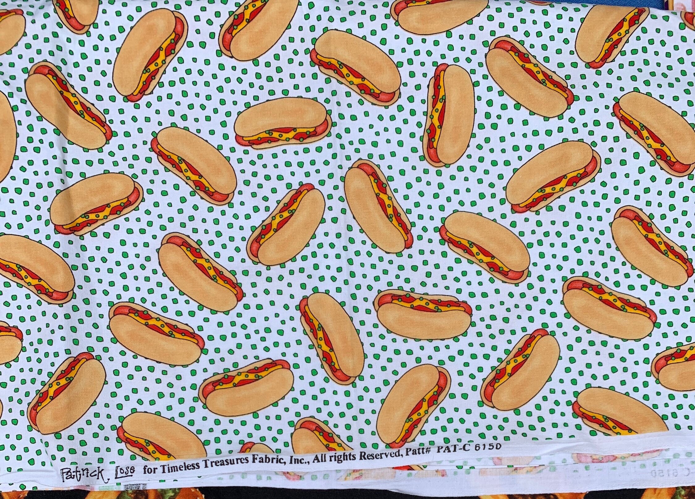 Fun Food Fabric, Spaghetti Fabric, Hot Dog Fabric, Popcorn Fabric - Etsy