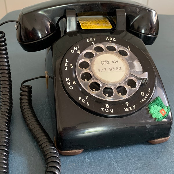 Green Rotary Phone - Etsy