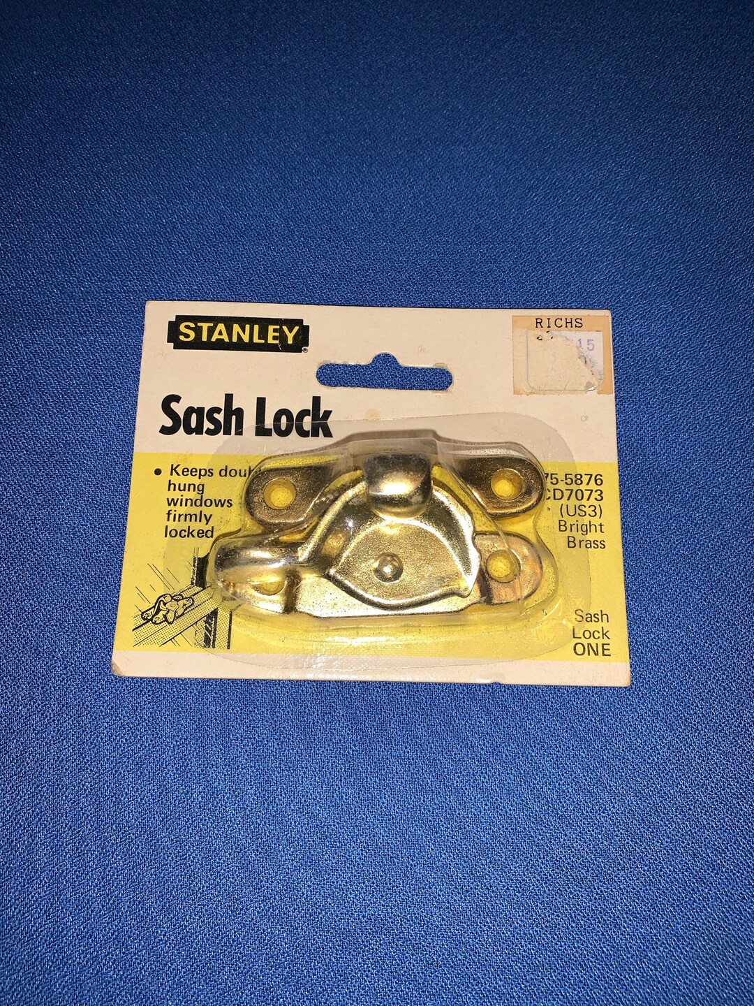 Brass Colored Sash Lock, Vintage Stanley CD7073 Sash Lock, New Old ...