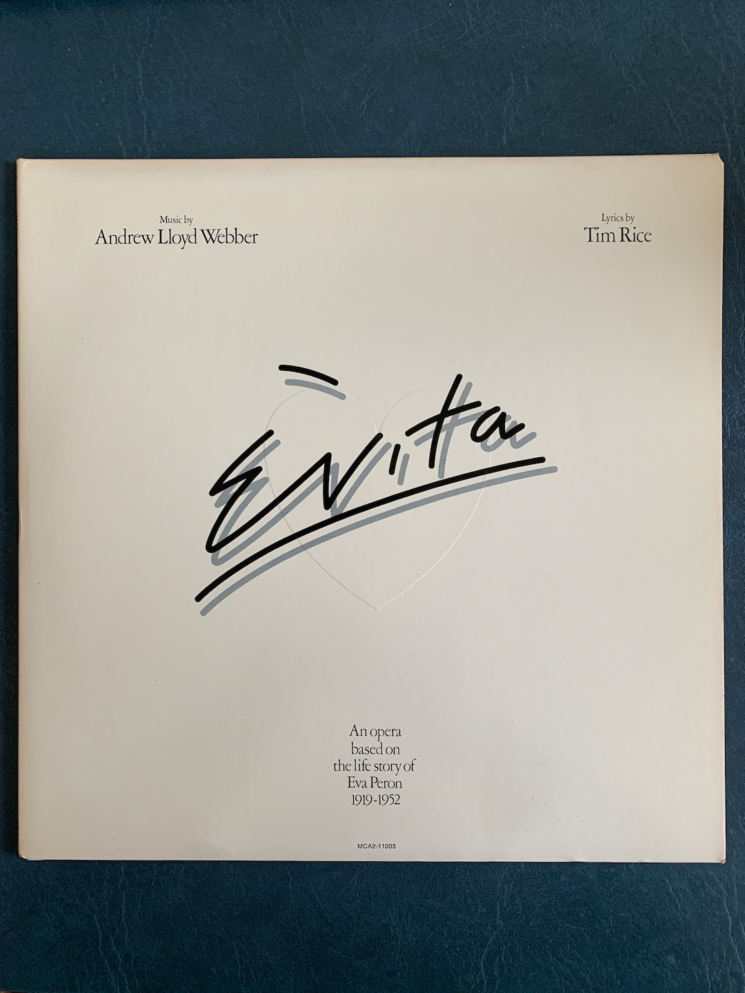 1976 Evita Record, Andrew Lloyd Webber Opera Music - Etsy