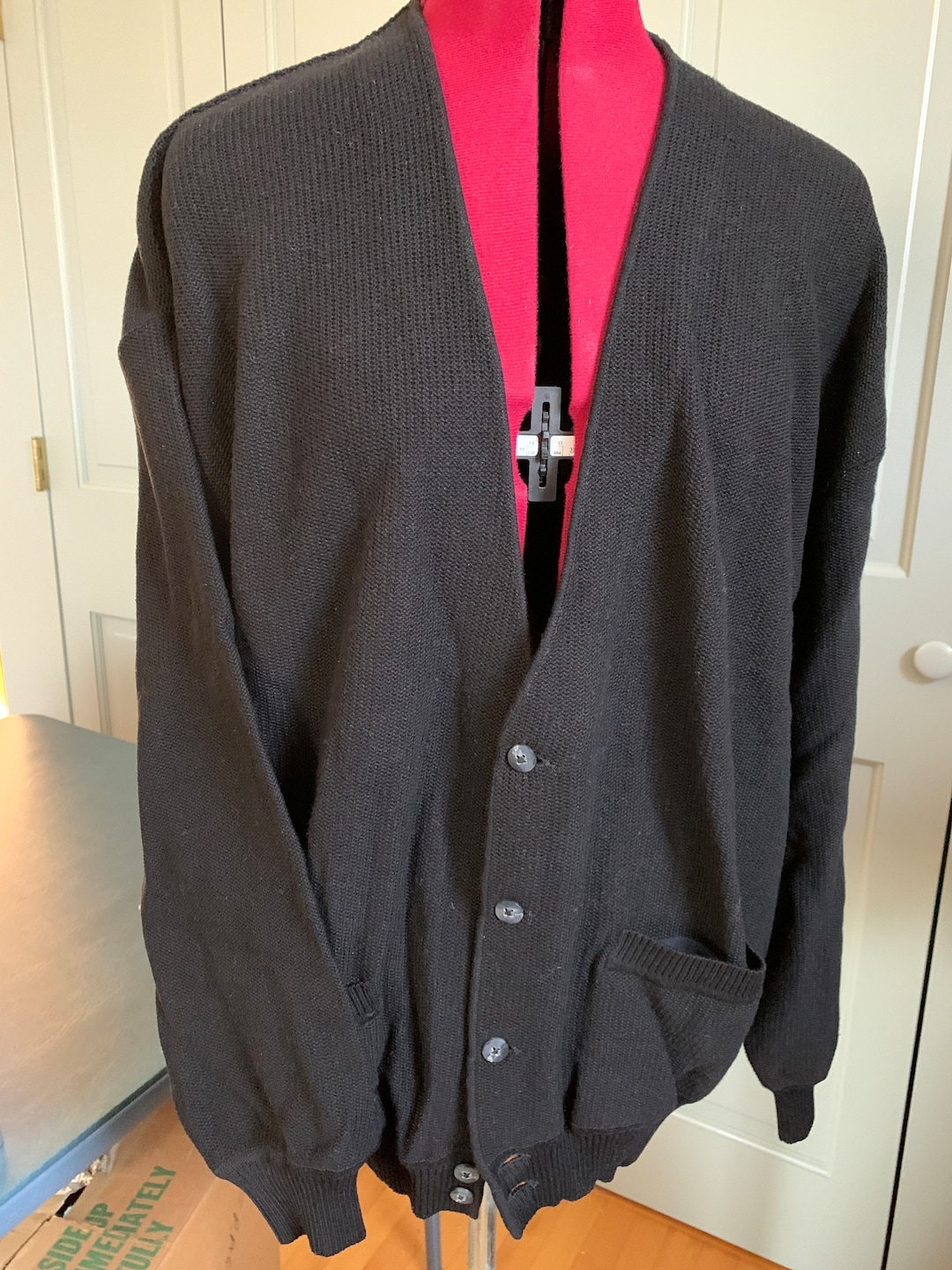 Vintage St Croix Shop Cardigan, St Croix Black Sweater - Etsy