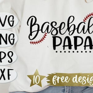 Baseball Papa, Baseball Papa SVG, Baseball, Baseball Svg, Papa Svg ...
