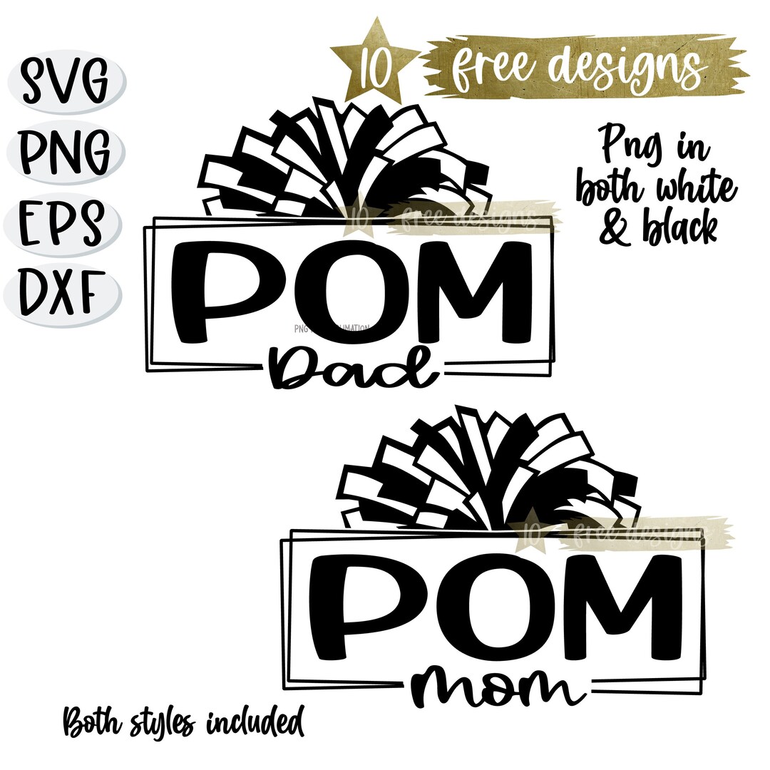 POM Mom SVG, Pom Dad Svg, Senior Pom Mom Svg, Pom Png, Pom Mom Png,pom ...