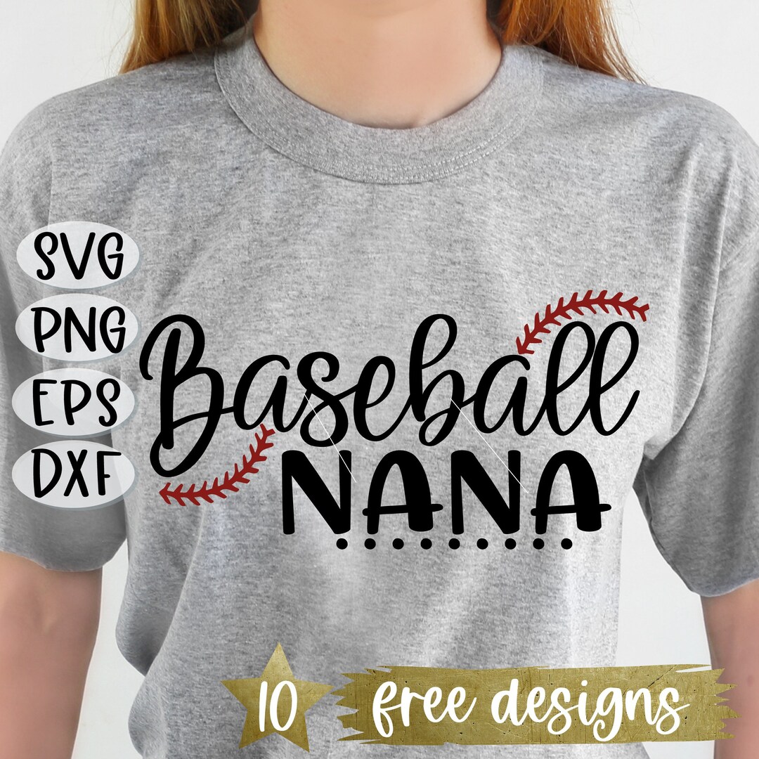 Baseball Nana, Baseball Nana SVG, Baseball, Baseball Svg, Nana, Nana ...