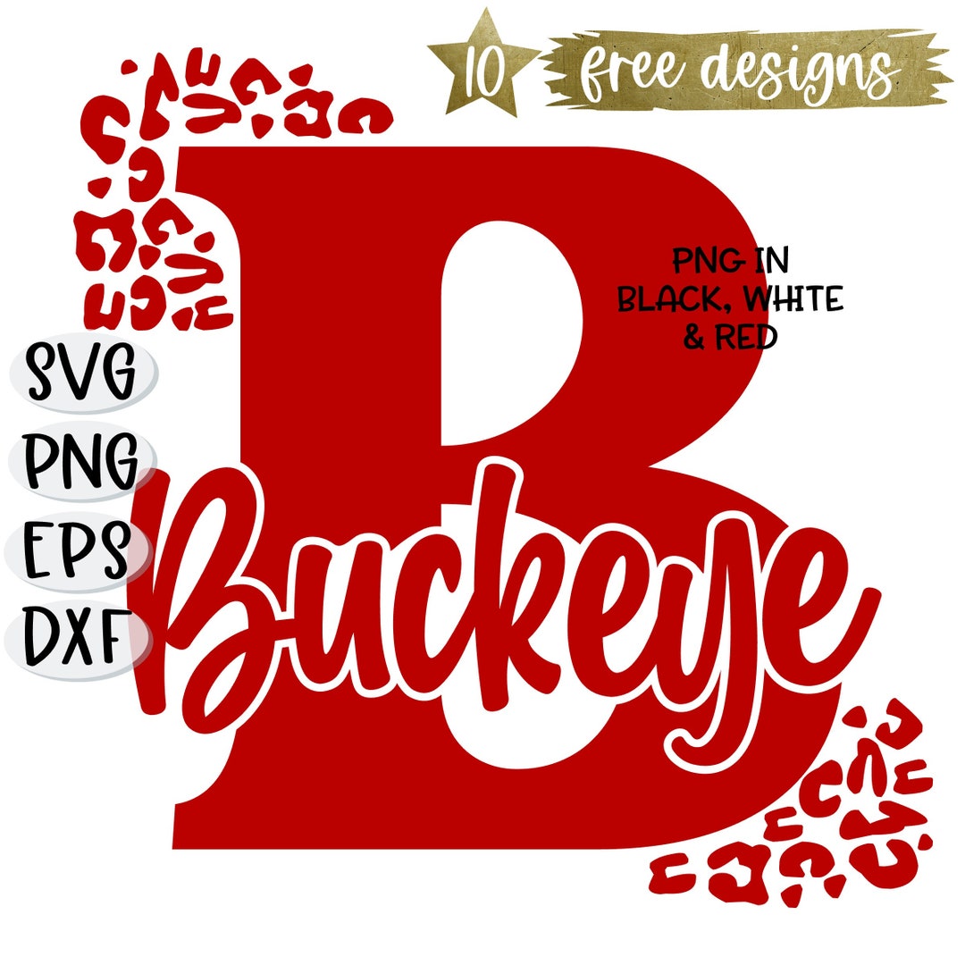 BUCKEYE SVG, Buckeye Football Svg, Team Spirit, Leopard Svg,buckeye Svg ...