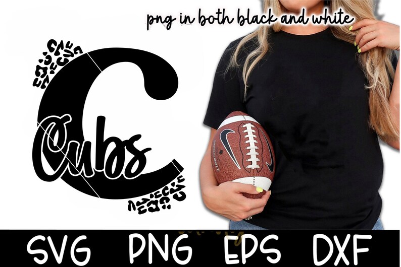 Cubs C Svg Cubs Png Cubs Leopard Cubs Football Team Leopard - Etsy