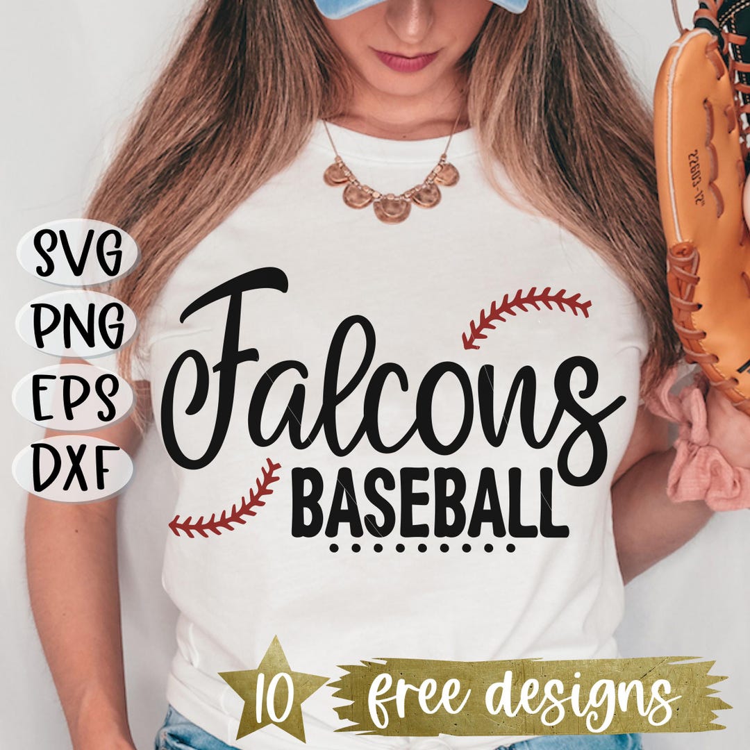Falcons Baseball SVG, Falcons Baseball, Falcons Svg, Baseball, Baseball Svg, Baseball Threads ...