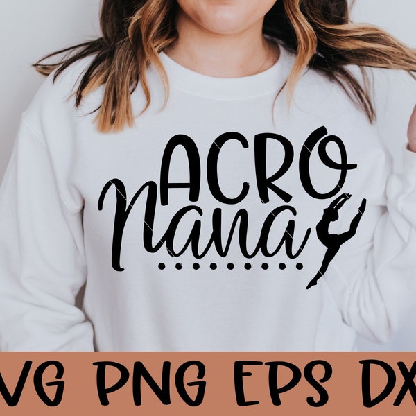 Acro Gymnastics Svg - Etsy