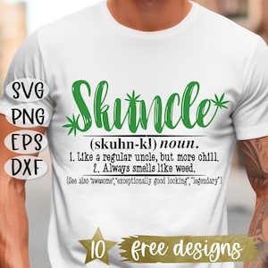 Skunkle, Skunkle Svg, Uncle, Uncle Svg, Uncle Pot Svg, Uncle Pot ...