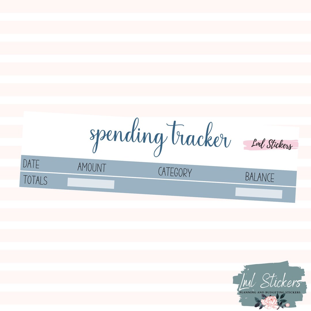 July Spending Tracker, Budget Stickers, Planner Stickers, EC Planners ...