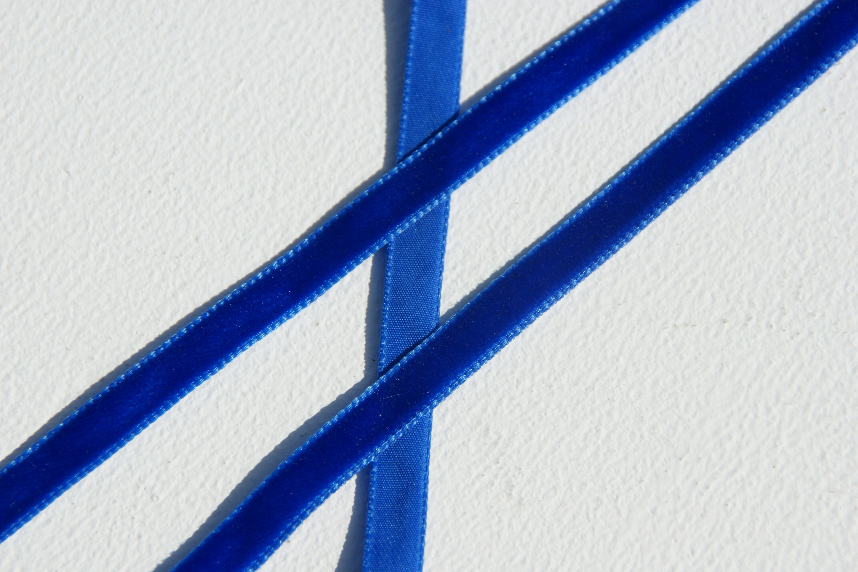 Blue velvet ribbon 7 mm velour ribbon ribbon deep blue | Etsy