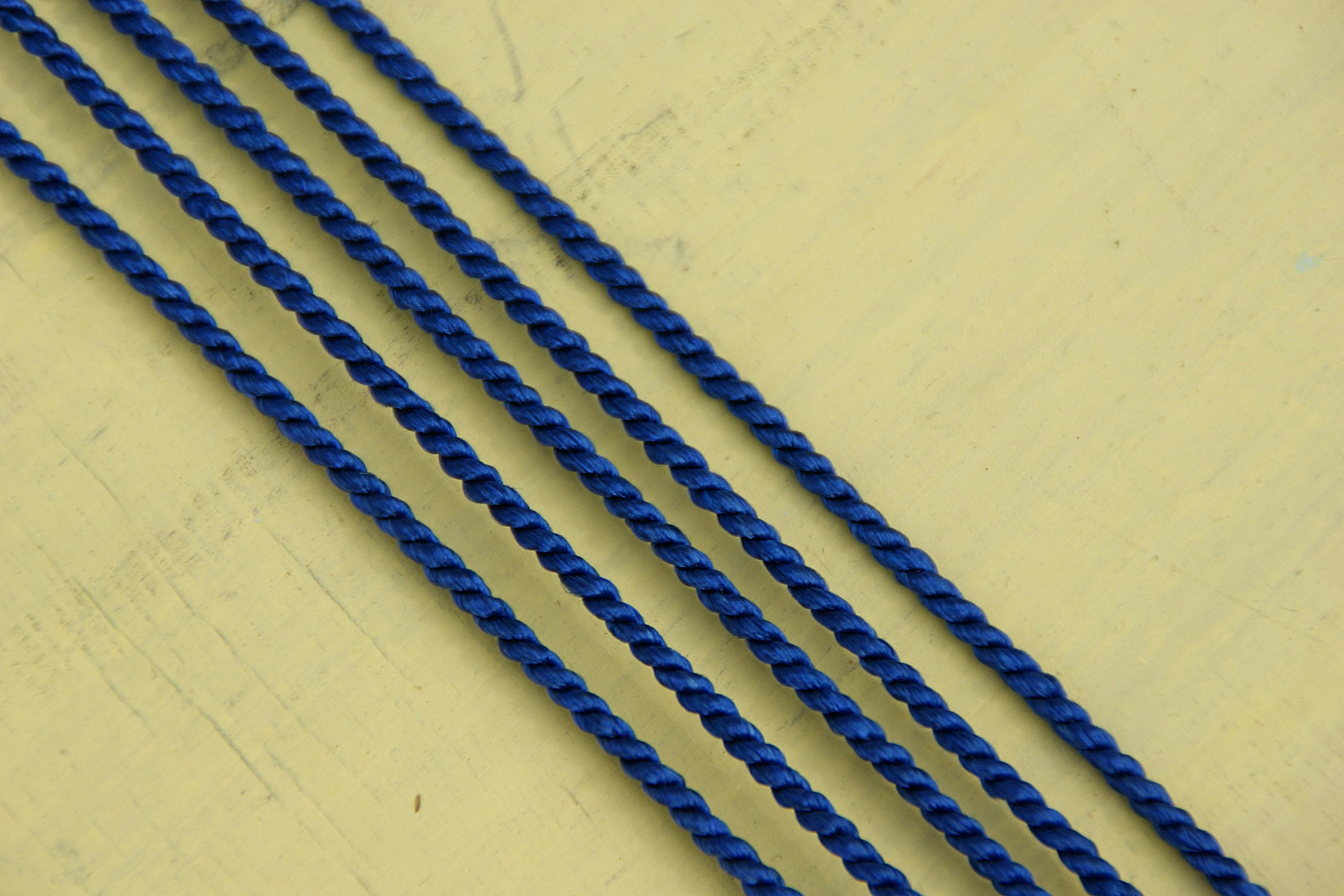 Narrow Blue Cord 2.5mm Art Silk Shiny Cotton Uniform Cord - Etsy UK