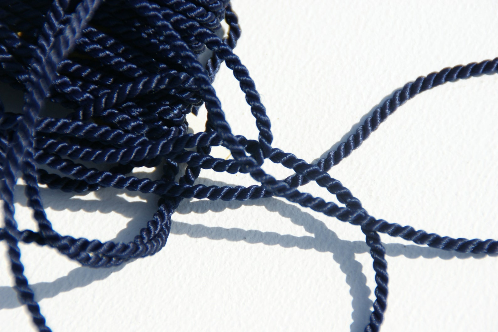 Dark Blue Cord 2.5 Mm High Quality Vintage Decorative Cord - Etsy UK