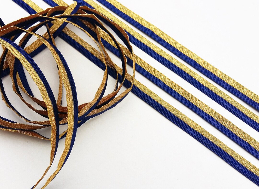 Gold Blue Strand, Tresses, Trim Band, Stranded Sleeves, Uniform Bands ...