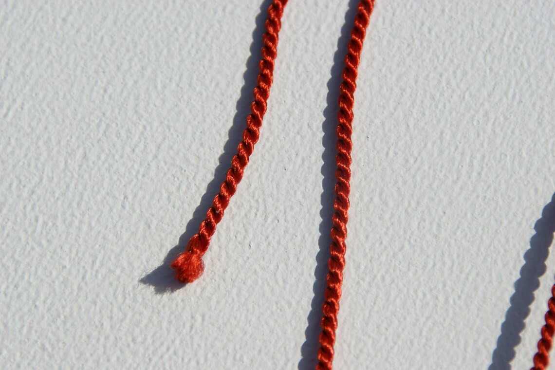 Cordón rojo de 25 mm rojo profundo cordón brillante - Etsy España