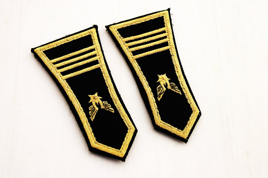 Shoulder Flaps Air Force, Officer Rank, Rank Badge, 4 Stripes ...