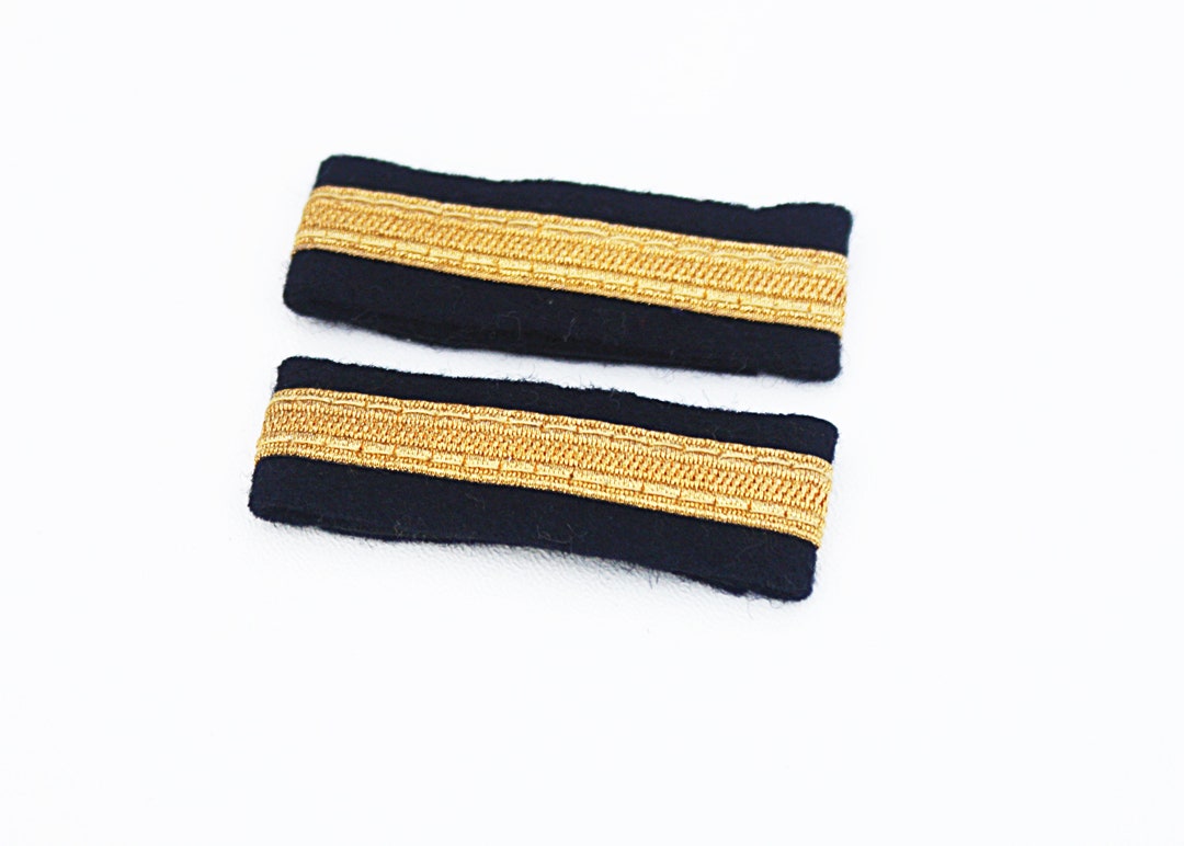 Uniform Loops, Military, Navy, Rank, Gold Strand, Shoulder Pieces, Navy ...