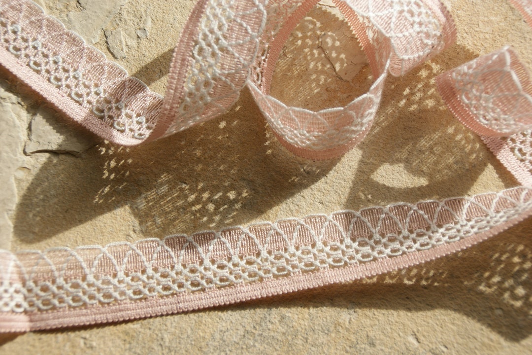 Pink Lace Bristle, Border, White Pink, Lace Lace, Crochet Tip, Ribbon ...