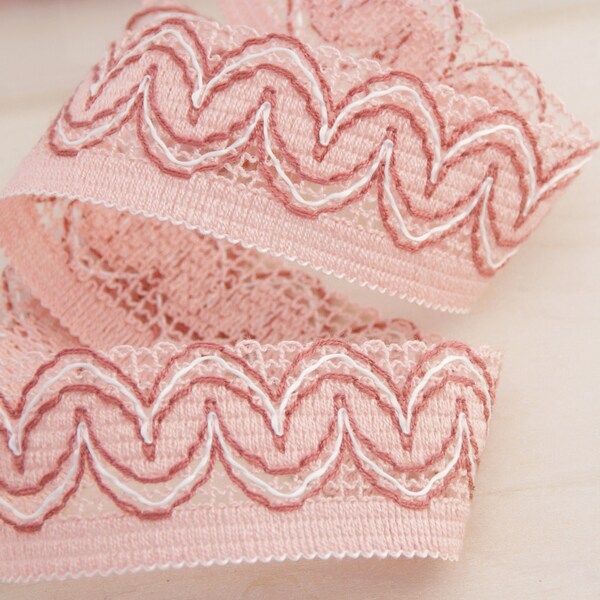 Pink Border Curtain - Etsy