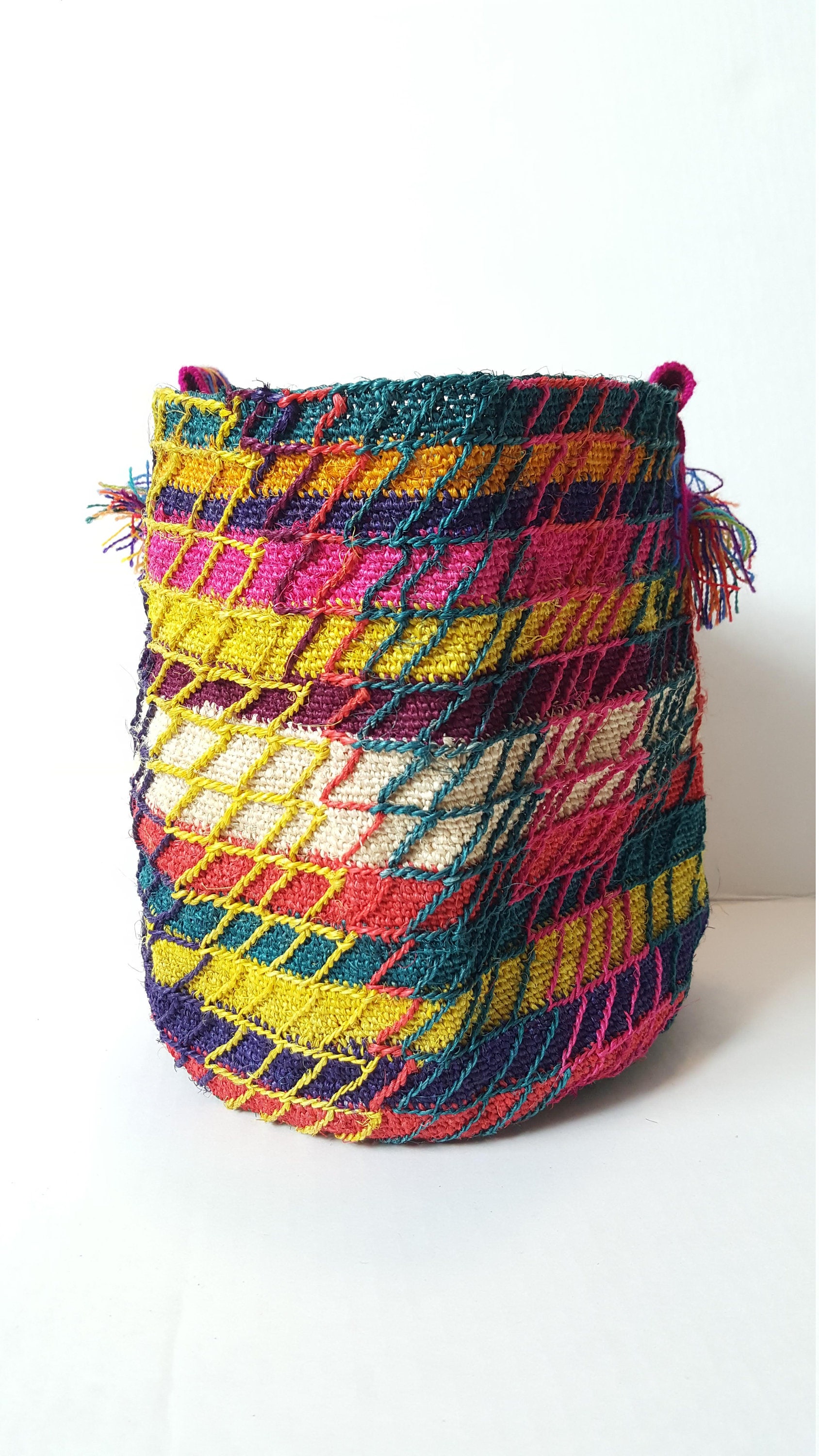 Ecofriendly Agave Handbag, Bohemian Woven Crossbody Bag, Handmade bags ...