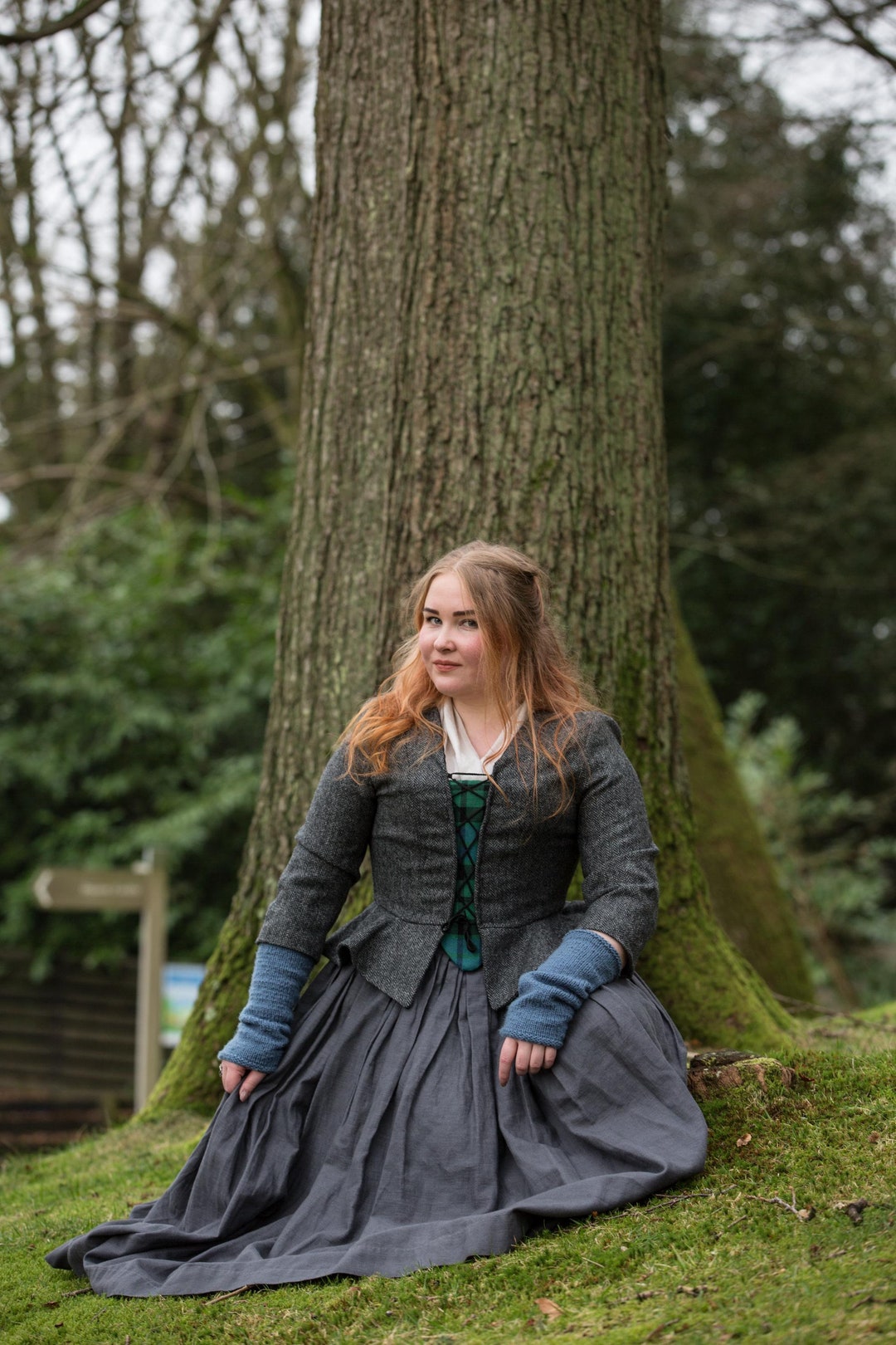 Outlander Blood of My Blood 18th Century Women's Bodice - Harris Tweed ...