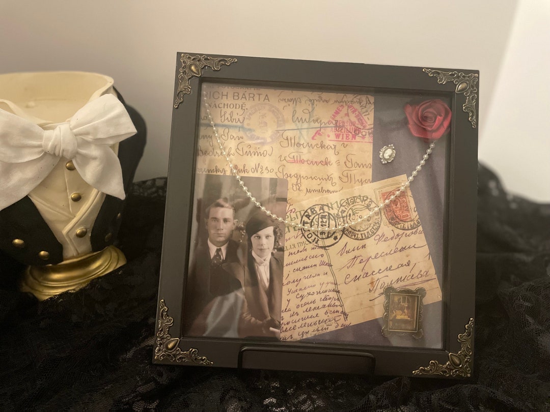 Vintage Love Story Shadow Box - Etsy