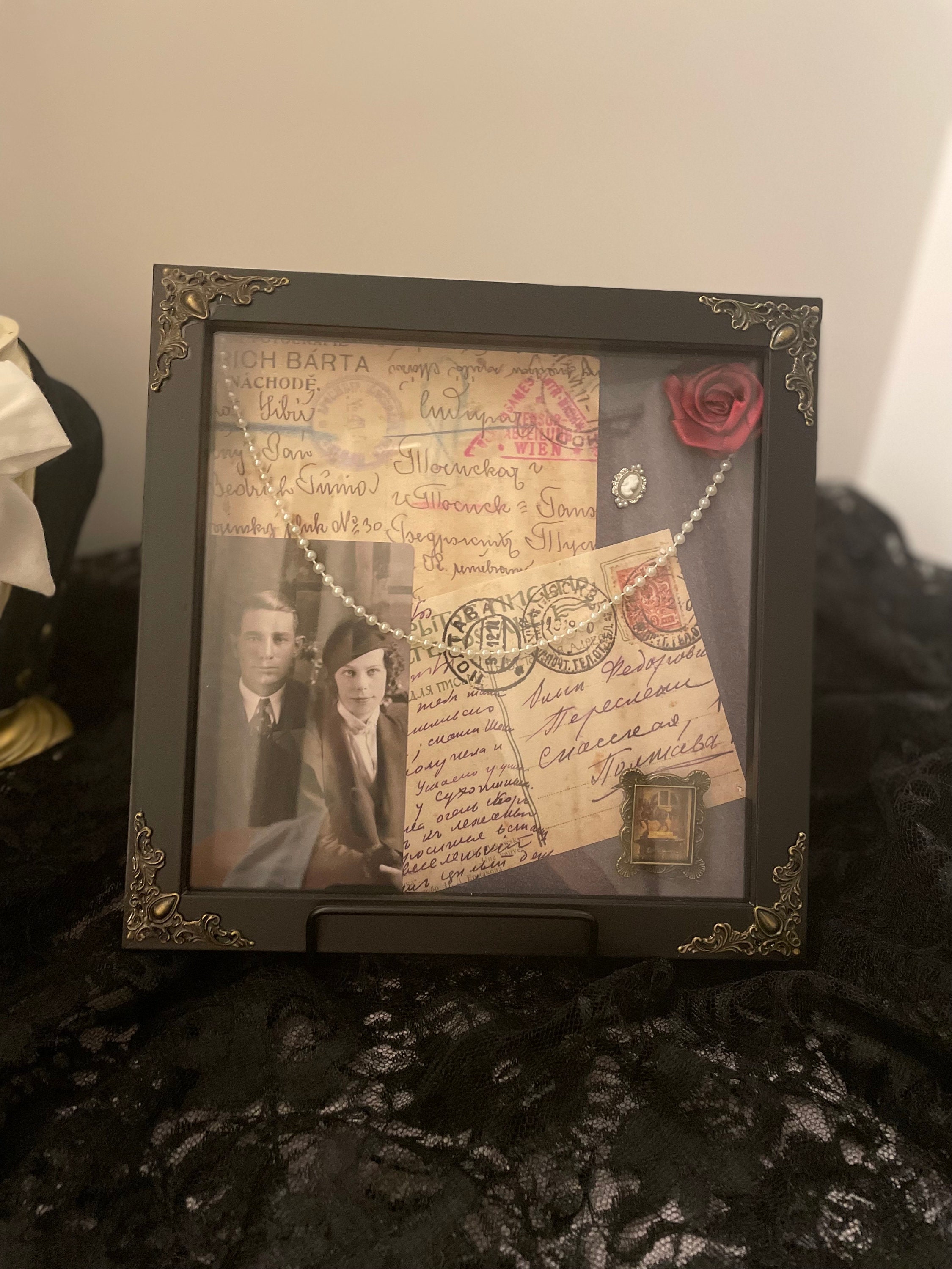 Vintage Love Story Shadow Box - Etsy