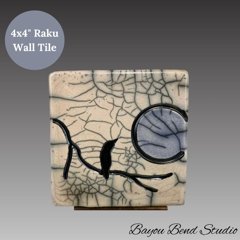 Raku Tiles - Etsy