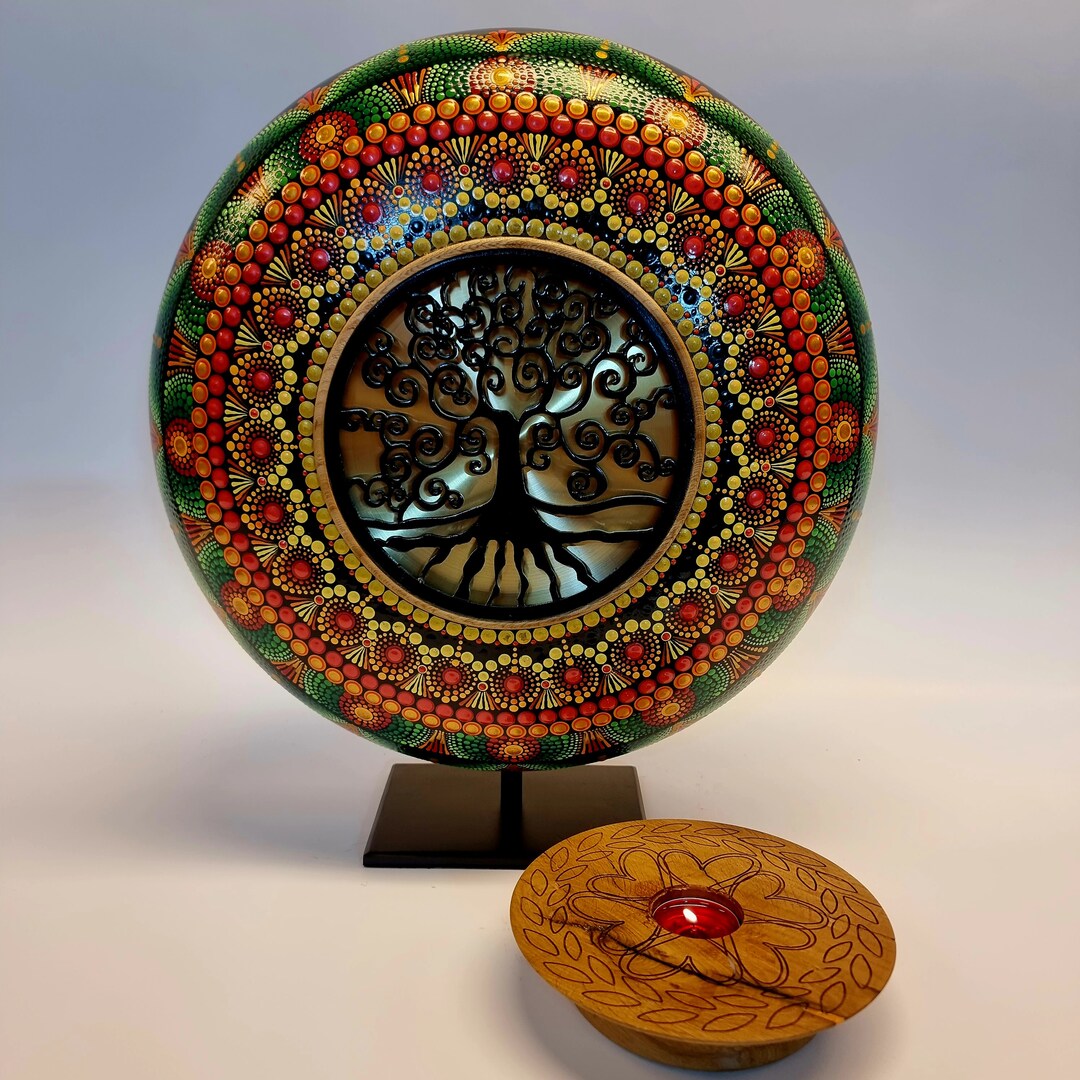 Dort Art Urn, Dort-art, Urns, Wooden Urns, Art Urn, Design Urn, Tree of ...