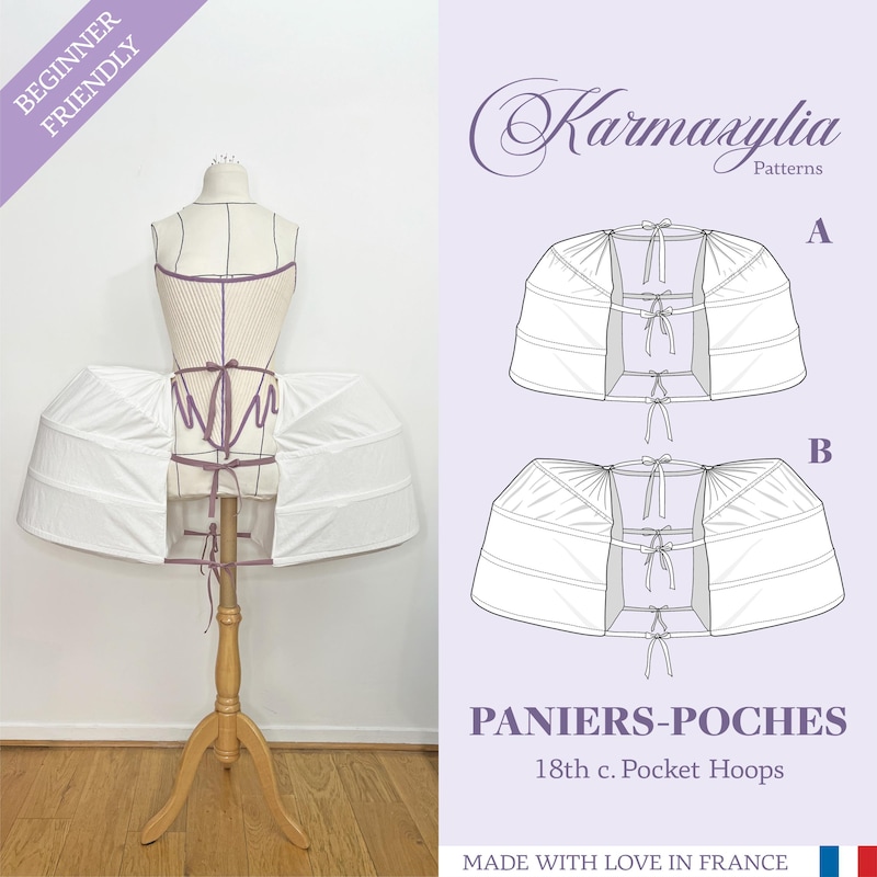Pannier Historical Dress - Etsy