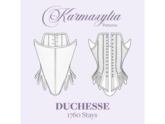 17th Century Corset Pattern
