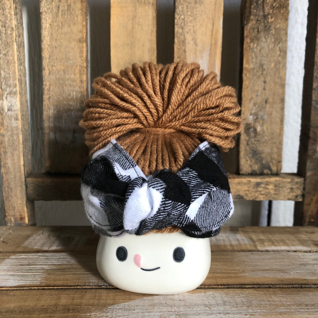 Marshmallow Mug Hat : Plaid Bum - Etsy