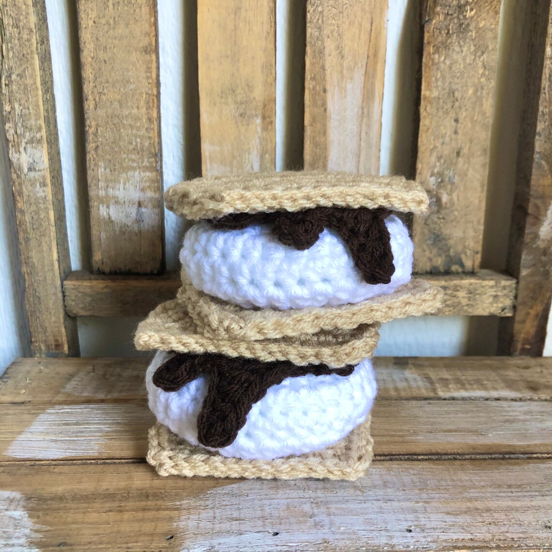 2pcs Set Crochet Stuffed Smores - Etsy