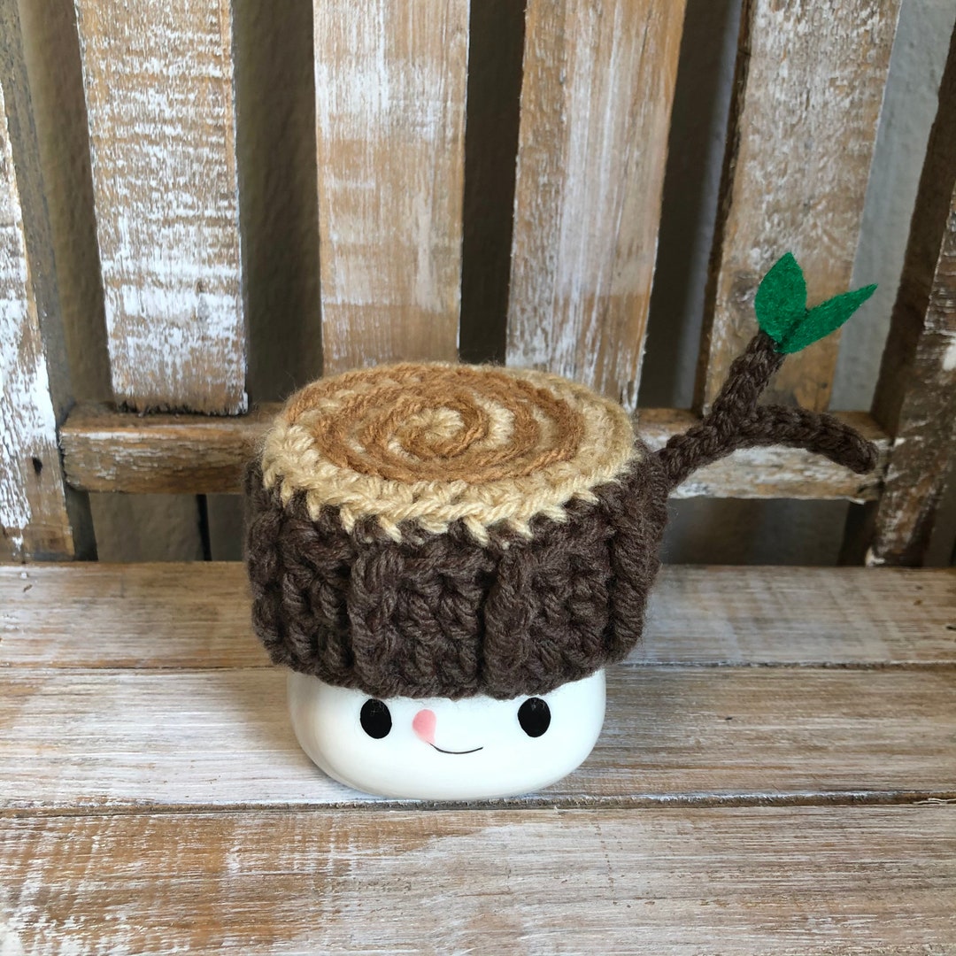 Marshmallow Mug Hat: Tree Stump - Etsy