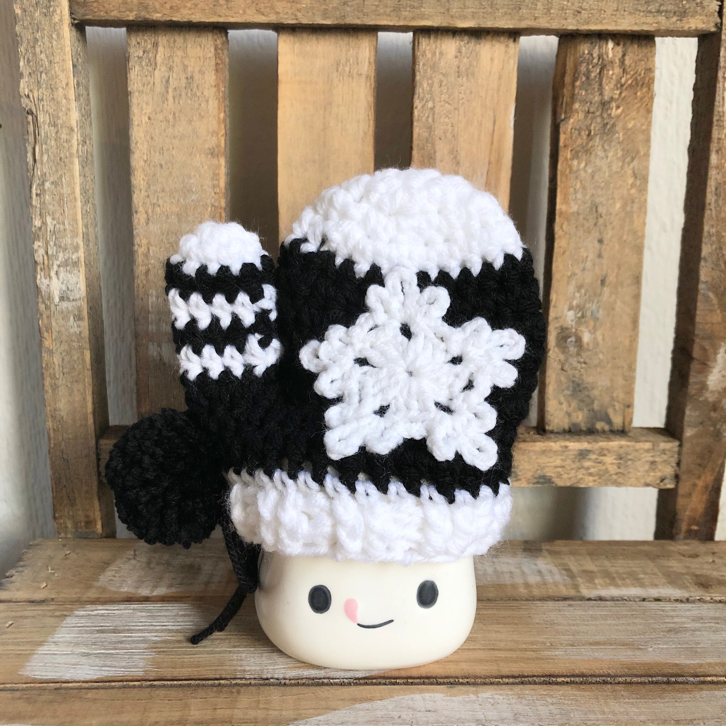 Marshmallow Mug Hat : Mitten Hat - Etsy