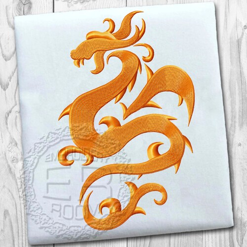Dragon Chinese Embroidery DESIGN FILE Instant Download - Etsy
