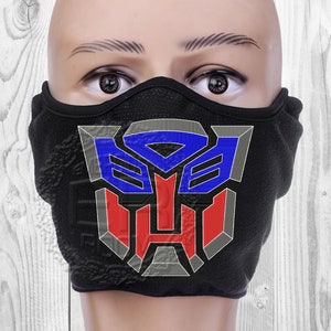 Autobot Sign Embroidery Designs, Face Mask Machine Embroidery Designs ...
