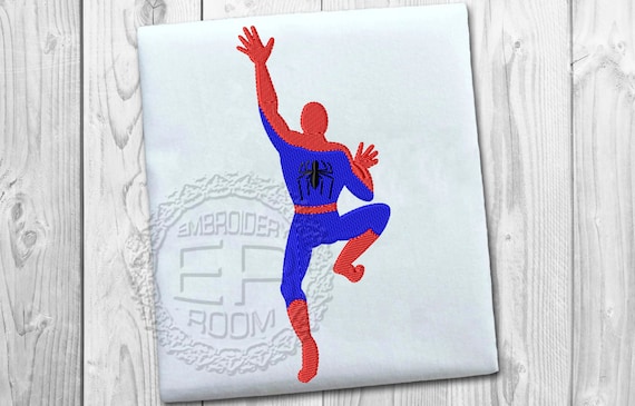 Superhero Embroidery Design Cartoon Character Embroidery - Etsy
