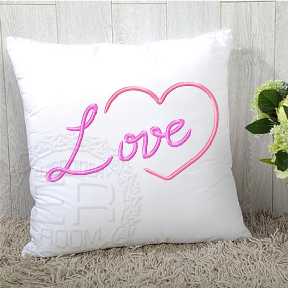 Heart Machine Embroidery Design Love Machine Embroidery - Etsy