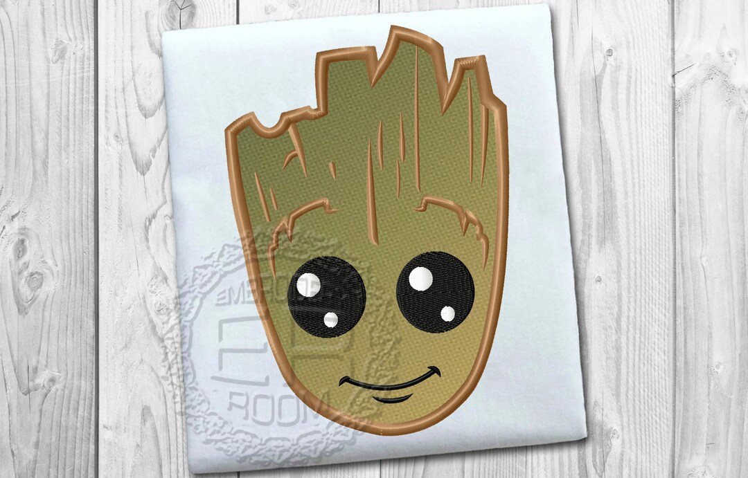 Baby Groot Embroidery Design: Superhero Applique (instant Download) - Etsy