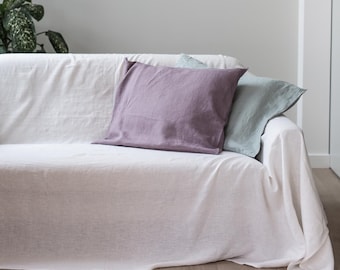 Linen Couch Cover - Etsy