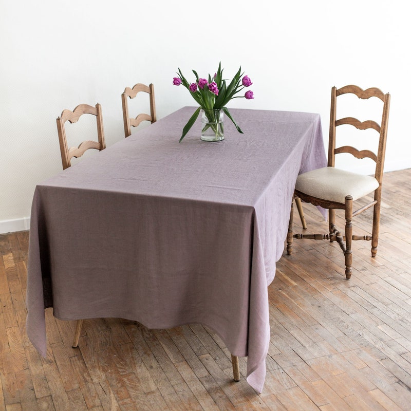 Purple Tablecloth - Etsy