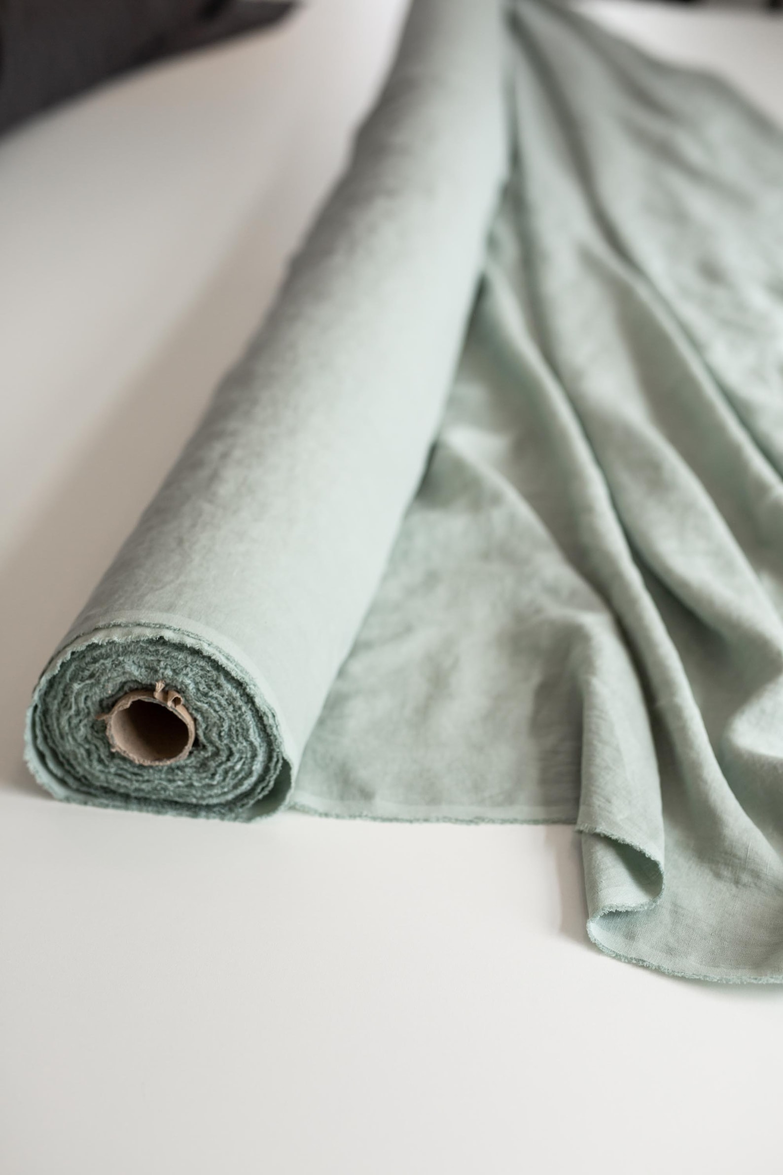 Sage Green Linen Fabric 95"/240cm. Wide Linen Fabric. Linen Fabric by ...