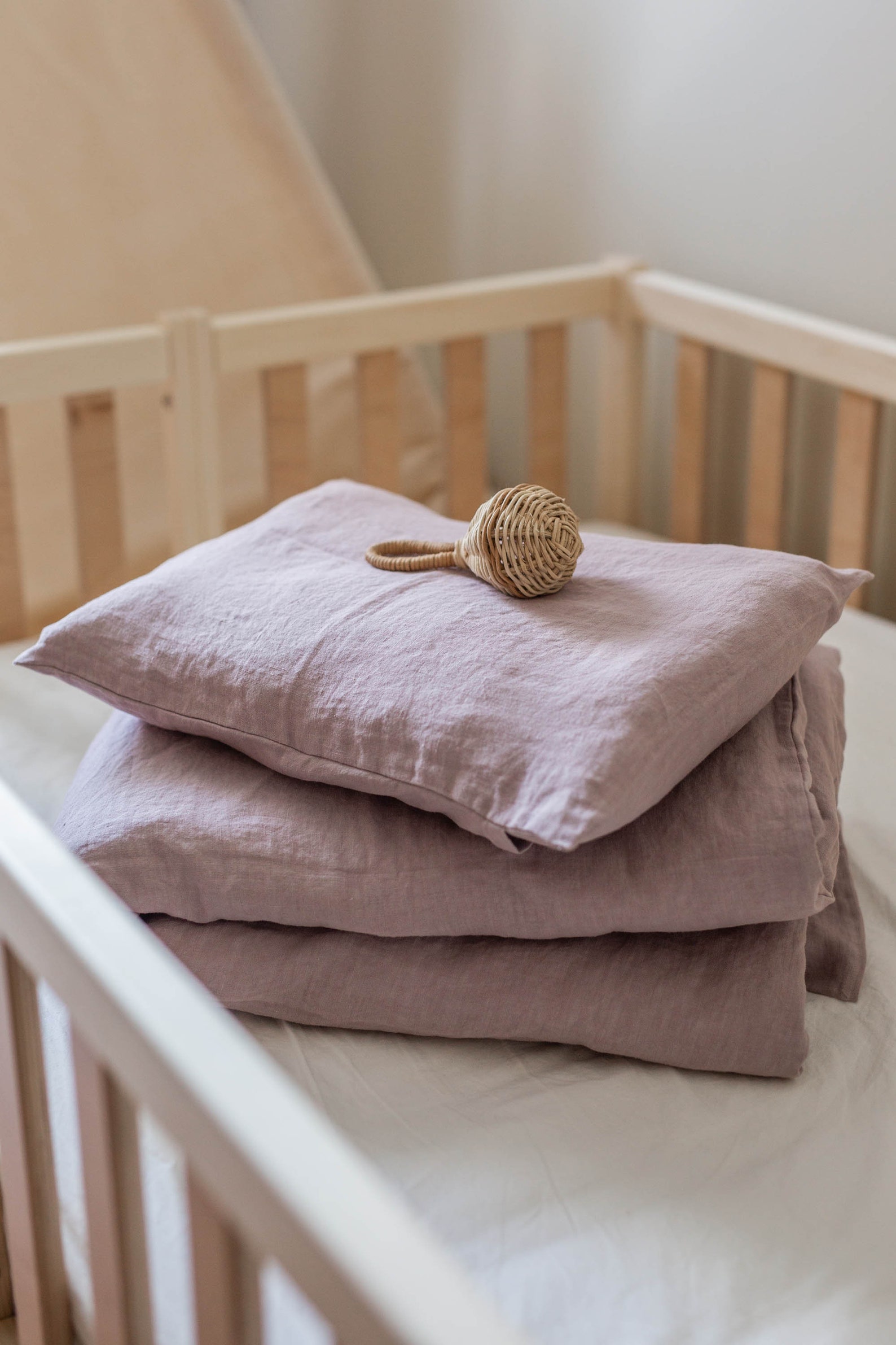 Linen Baby Bedding Set Linen Crib Sheet - Etsy
